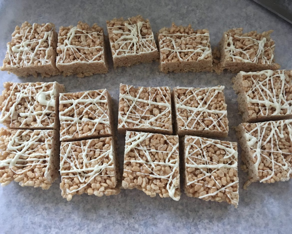 Gluten free crispy rice squares | Coeliac by Design