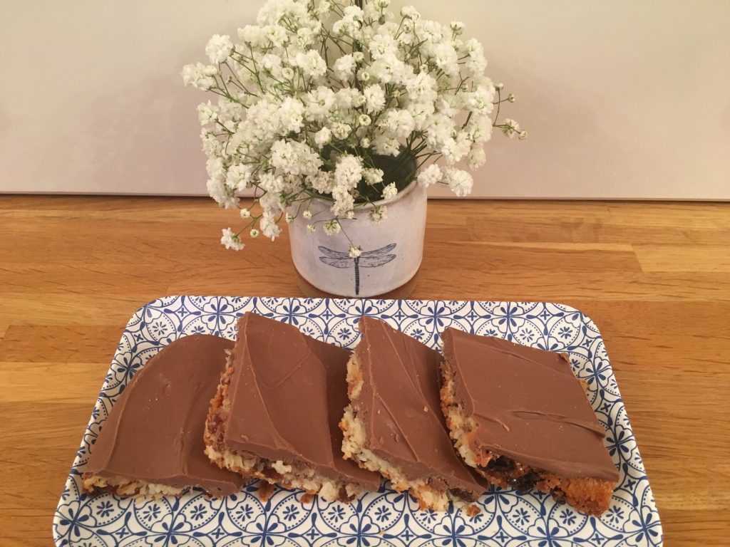 Chocolate picnic slices - naturally gluten free!! | Coeliac by Design