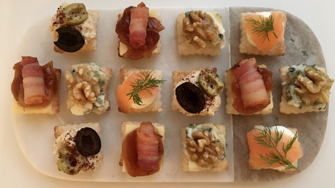 Delicious gluten free canapés - made using Jus-Rol gluten free puff ...
